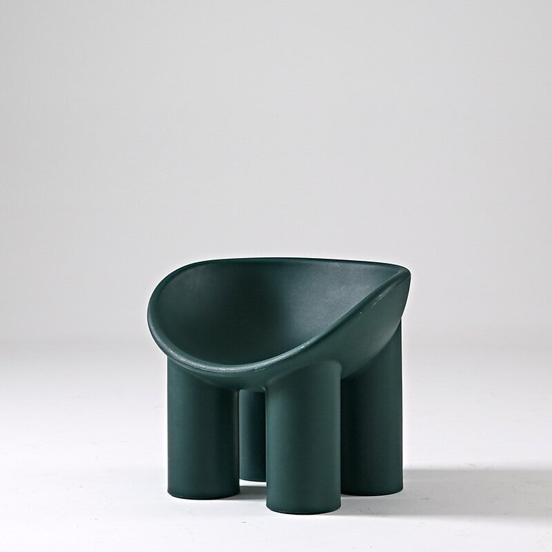 Кресло маленькое для ребенка Roly Poly Polyethylene Armchair (темно-зеленый)