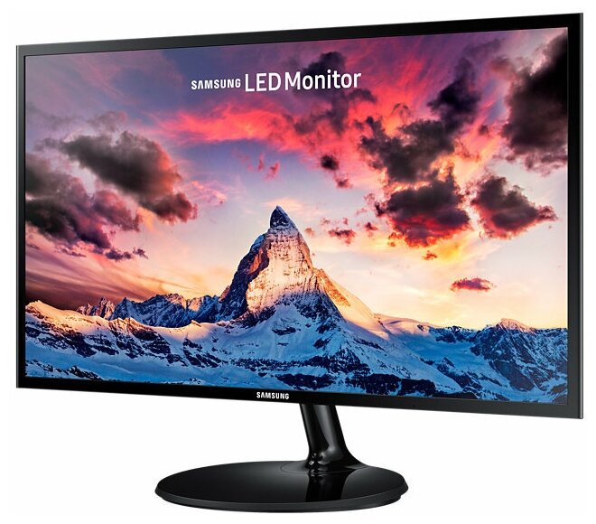 Купить 19" Монитор Samsung S19F350HNI, 1366x768, PLS, черный - цена ...