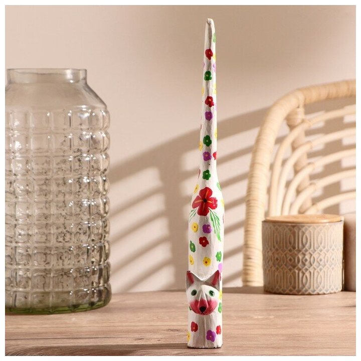 Сувенир «Кошечка», 7×4×35 см, дерево