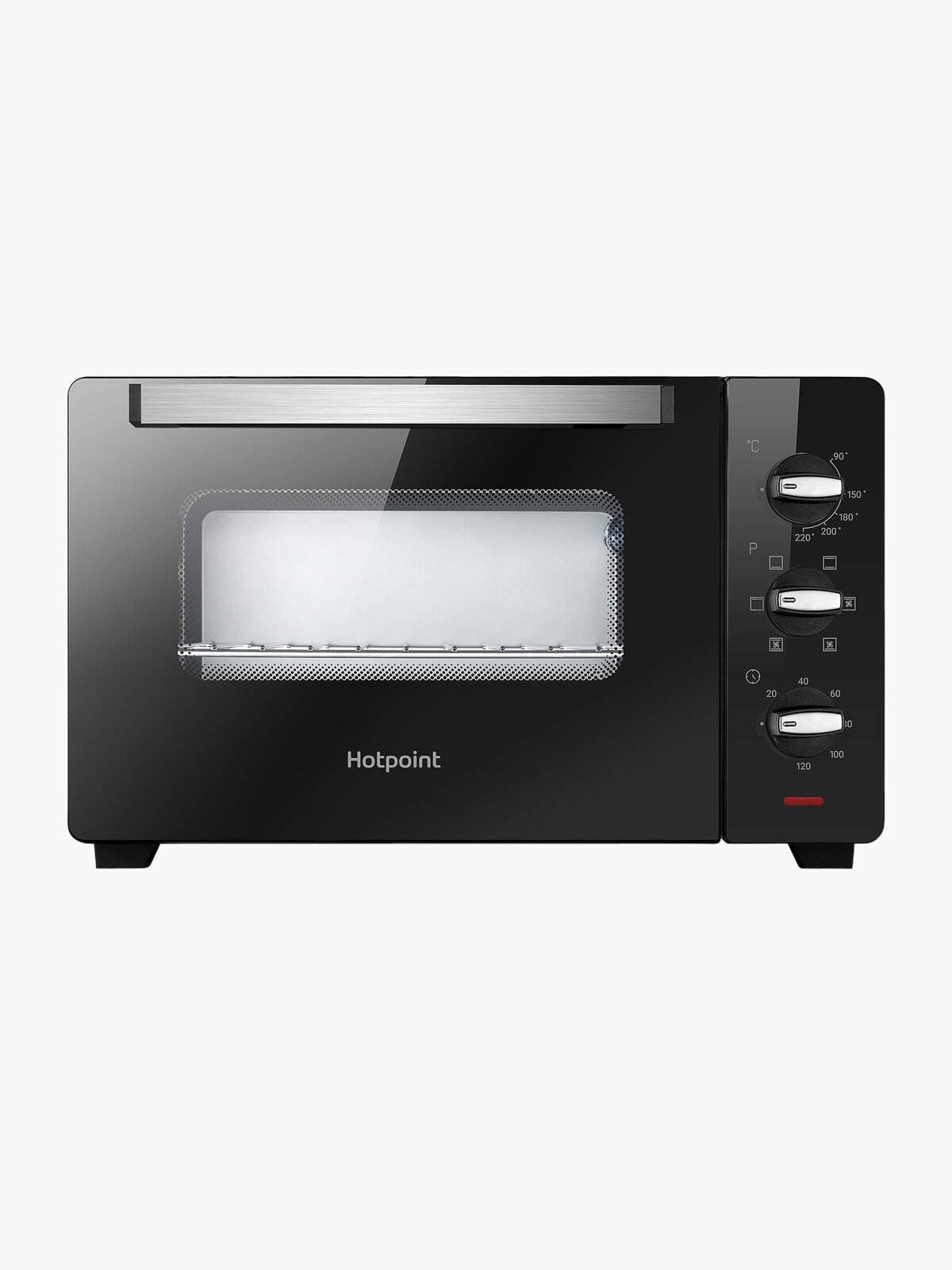 Электрическая мини-печь с конвекцией Hotpoint MFH 306 BL, черный