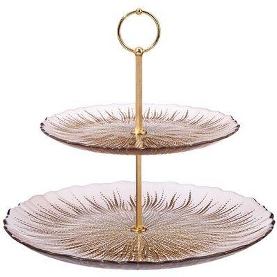 Этажерка Аксам 2х-ярусная "Sunrays" 21 см./28 см.