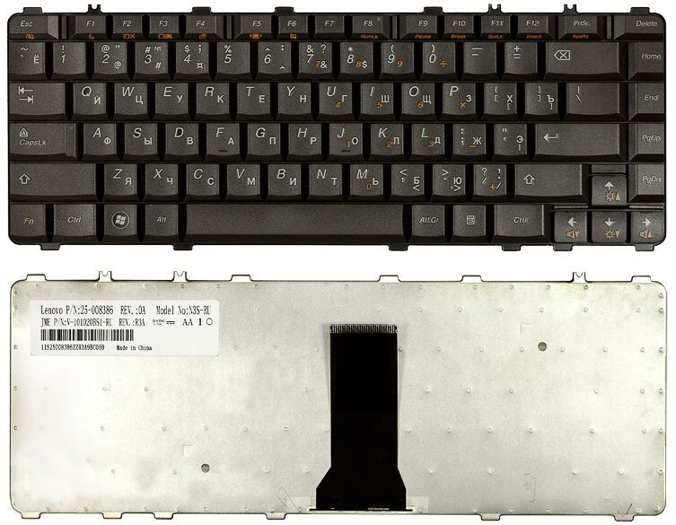 Клавиатура для Lenovo N3S-RU черная