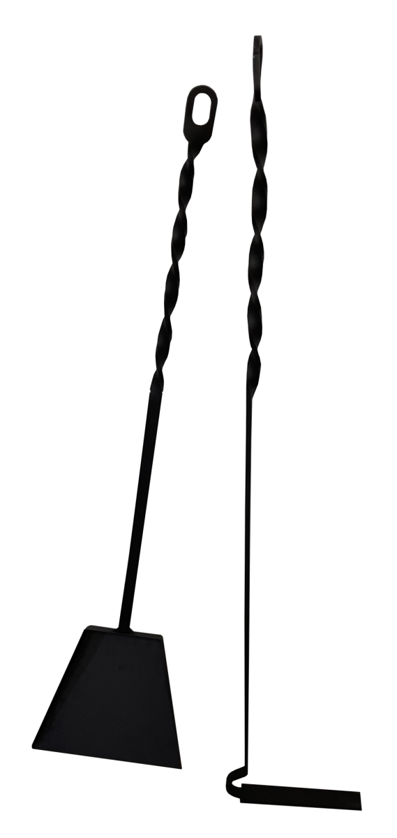 Набор Пегас кочерга и совок для печей и мангалов, металл, чёрный