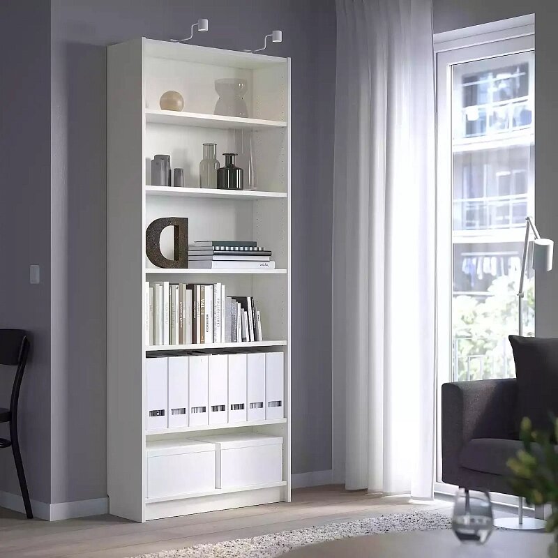 Шкаф книжный стеллаж Билли Billy по мотивам Икея Ikea - 01 80x28x202