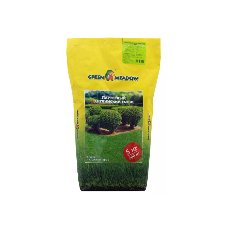 Газон зеленый ковер Партерный 5 кг