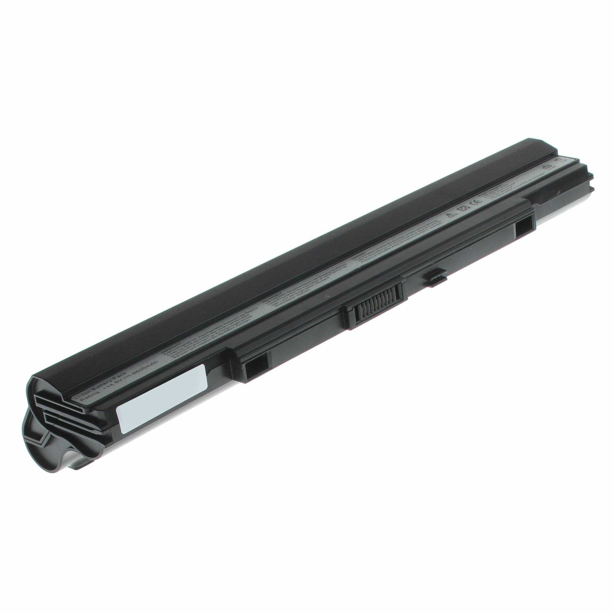Усиленный аккумулятор AnyBatt 6600 mAh для ноутбука Asus A42-UL80, A41-UL50