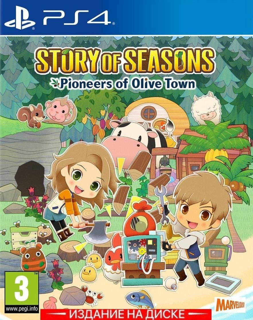 Игра Story of Seasons Pioneers of Olive Town (PlayStation 4, Английская версия)