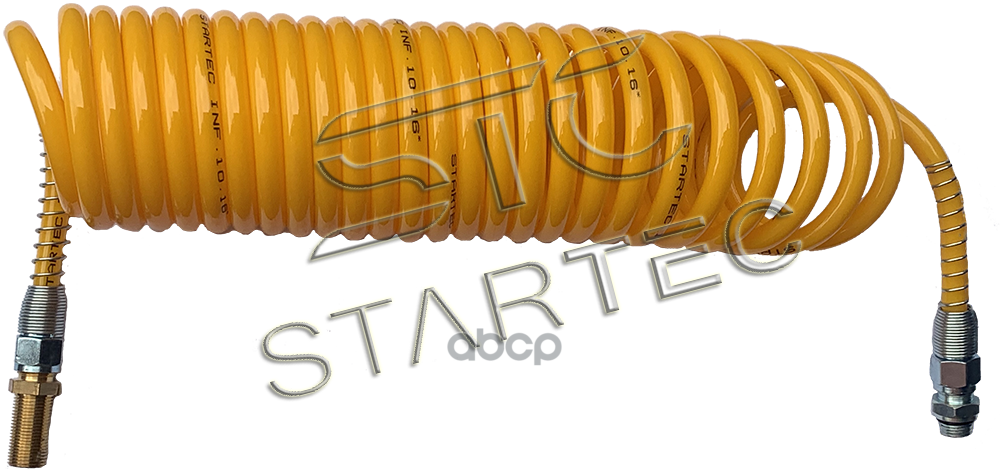 Шланг пневматический витой КАМАЗ-5490 (трубопровод) желтый Polyurethane STARTEC STARTEC арт. INF.10.160Y
