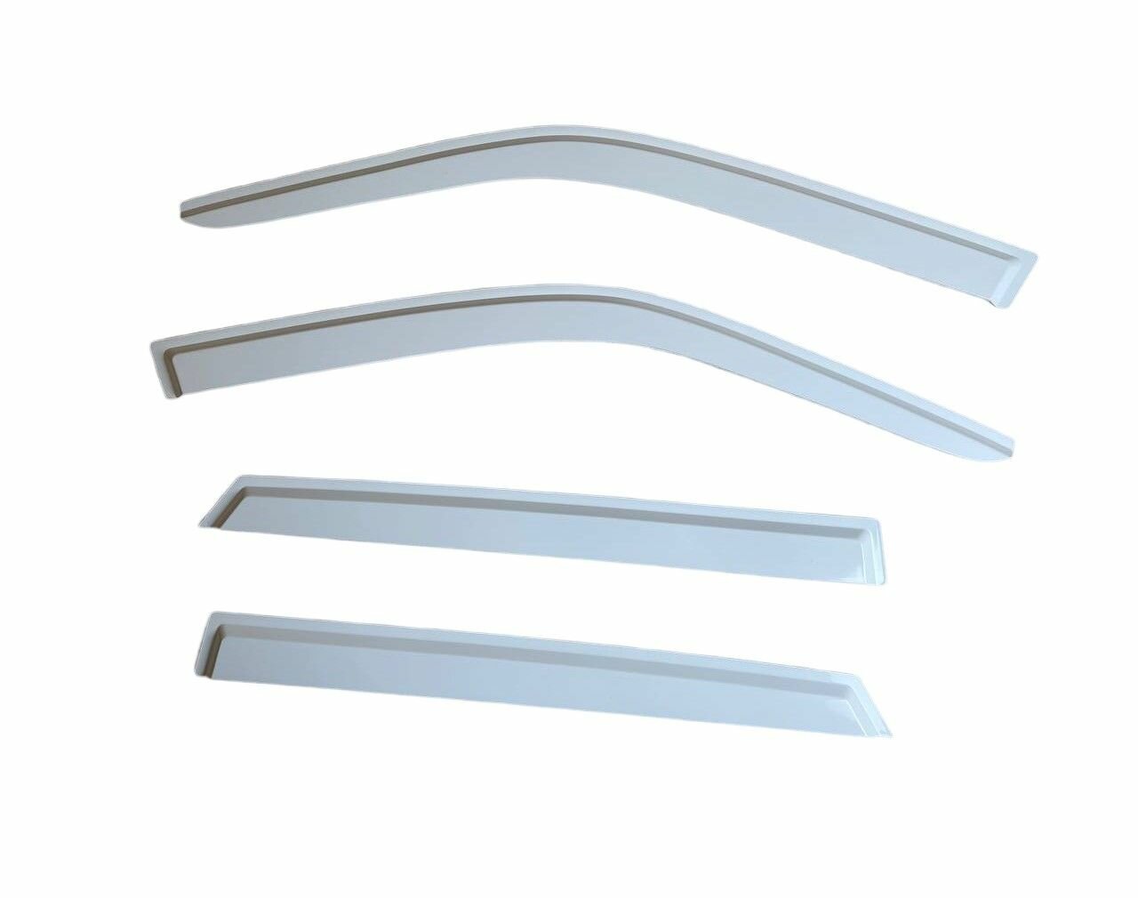 Дефлектор двери (ветровики) на ВАЗ 2110 / 2112 / ВАЗ Priora (Приора) SD(седан), Белые.