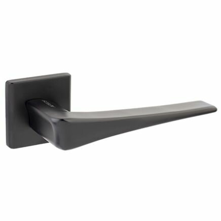 Ручки дверные (к-кт - 2шт.) Apecs Ultra H-60143-A-BLM (черный матовый)