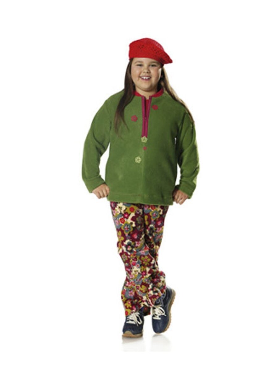 Выкройка толстовки (для полных детей)