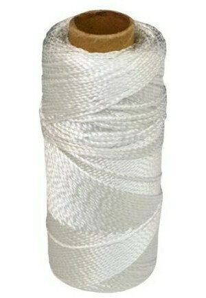 Нить полиамидная крученая 0,8 мм белая 250 м STARFIX (SMP-77465-250)