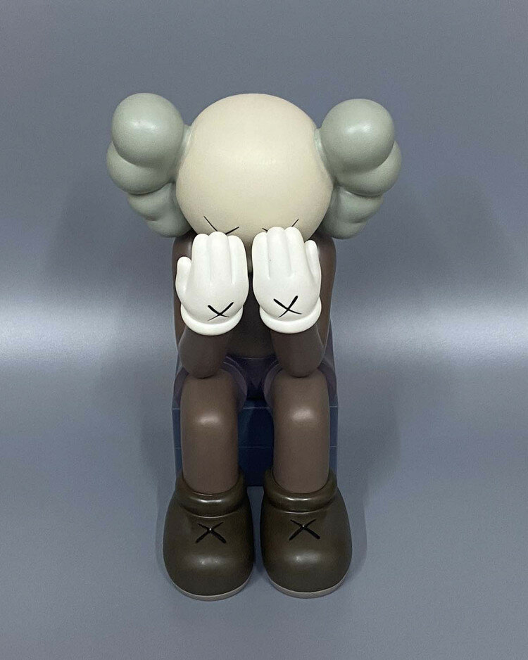 Kaws, статуэтка/фигурка, для интерьера, пластик, коричневый, 28см