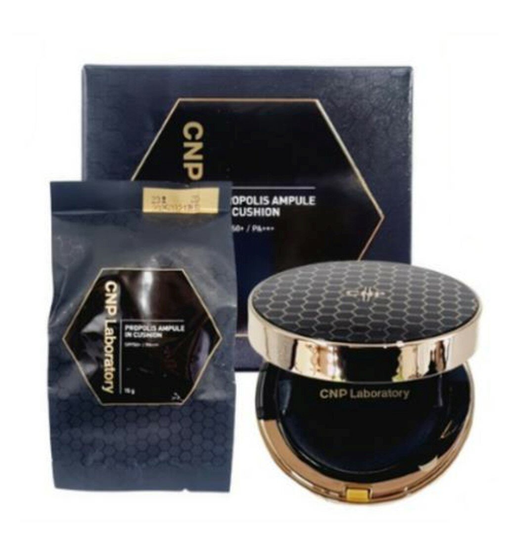 Тональная основа-кушон CNP Laboratory Propolis Ampule In Cushion #23 Natural Beige (15 гр + 15 гр)