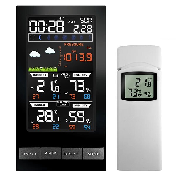 Беспроводная метеостанция ZENEJA VL2810 1pcs outdoor sensors