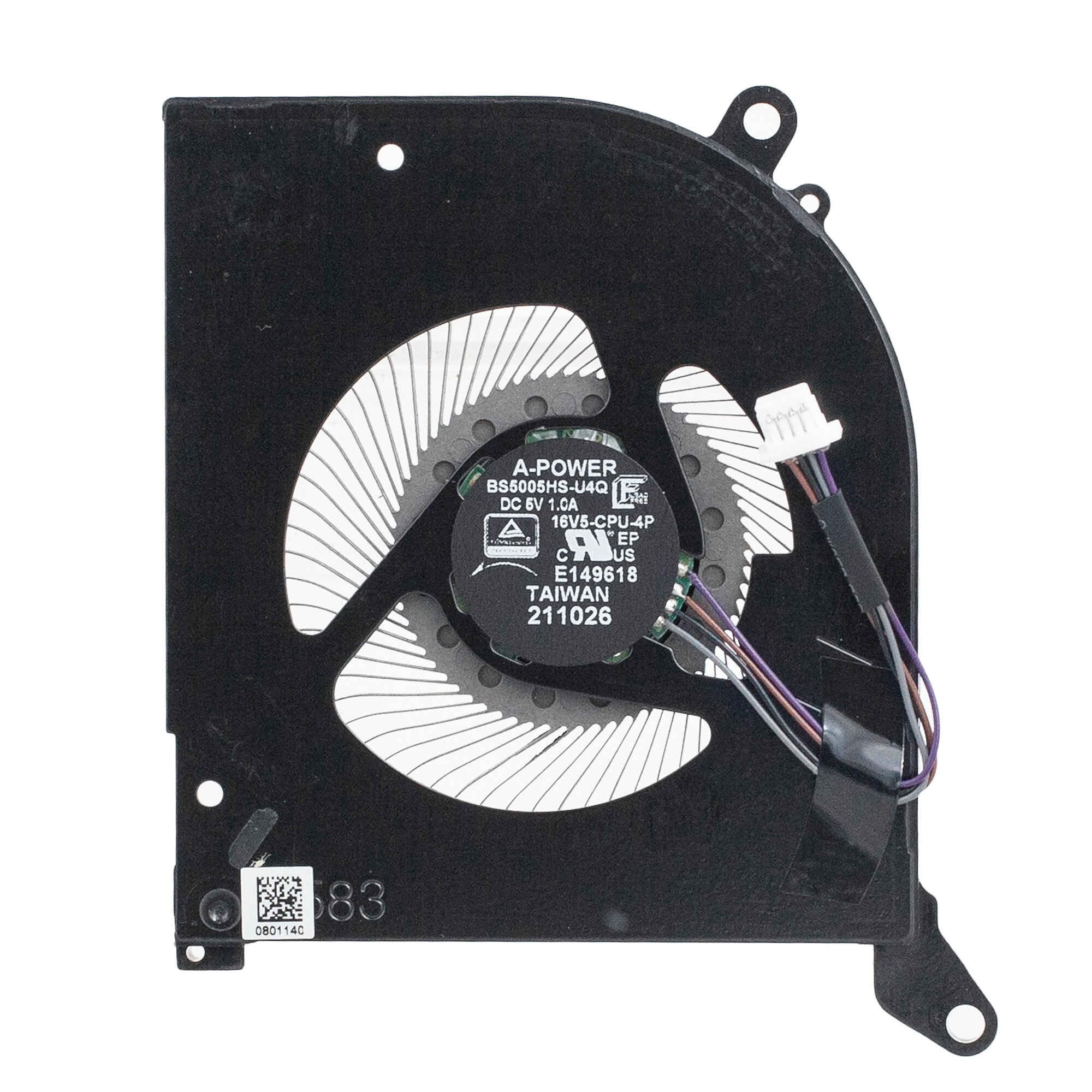 Кулер для ноутбука MSI GS66 Stealth 12UGS / GS66 Stealth 12UHS / BS5005HS-U4Q - вентилятор CPU