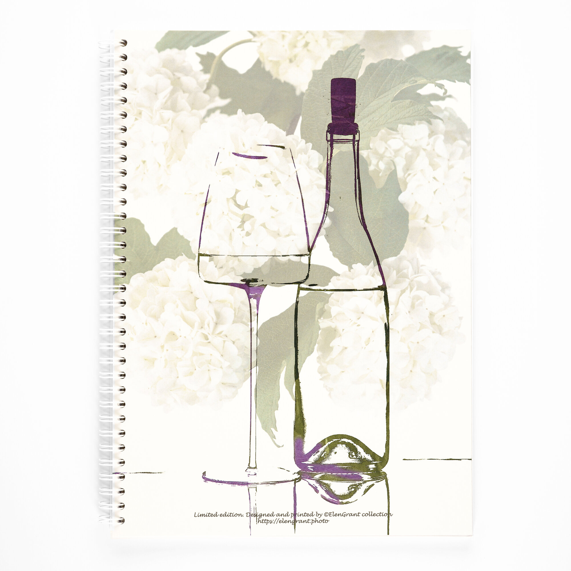 Блокнот "Времена года", 80л, A4, клетка с двух сторон, спираль, EG collection