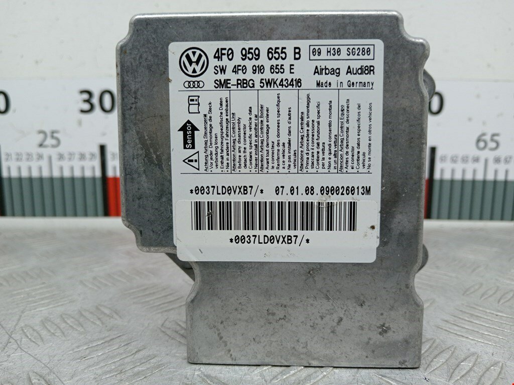 Блок управления Air Bag Audi A6 C6 4F0959655B арт. 2162952