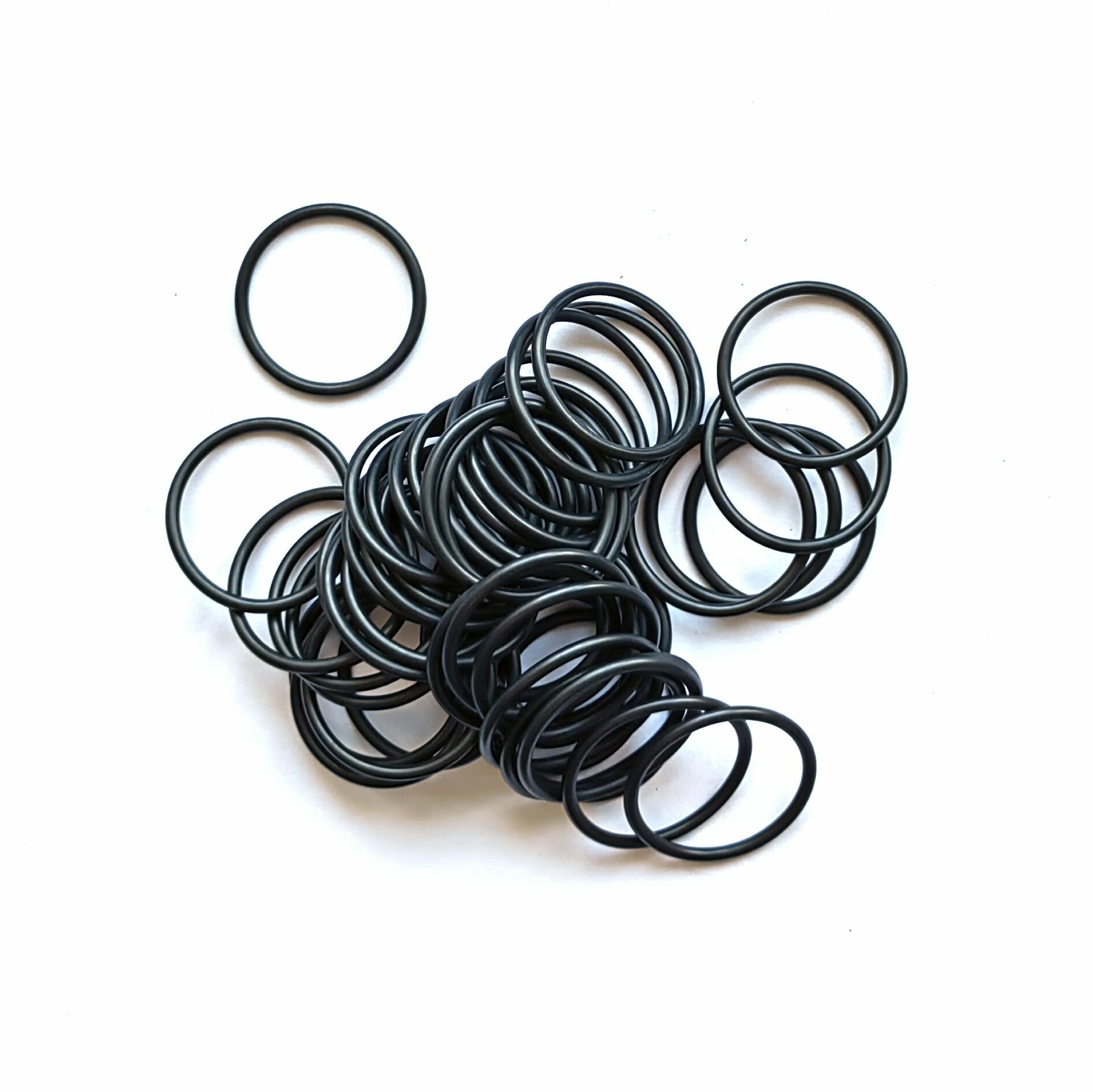 Уплотнительные резиновые кольца (прокладки) 34*29,5*2,5 мм (50 штук), ГОСТ