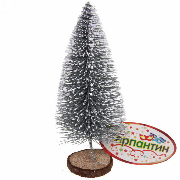 Елка декоративная Серпантин "Сказочное сияние" 15 см, Серебро