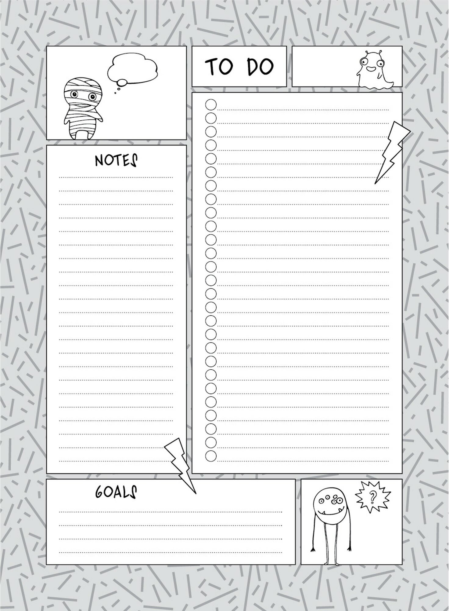 Планер настольный Check list 4, А5+, 55 листов, склейка