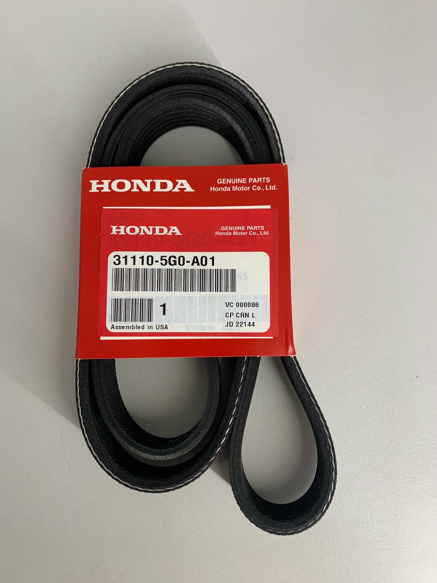 Ремень приводной Honda Accord 9 3.5, Crosstour 2013-2015 3.5, Acura MDX 2014-2016 (Оригинал)