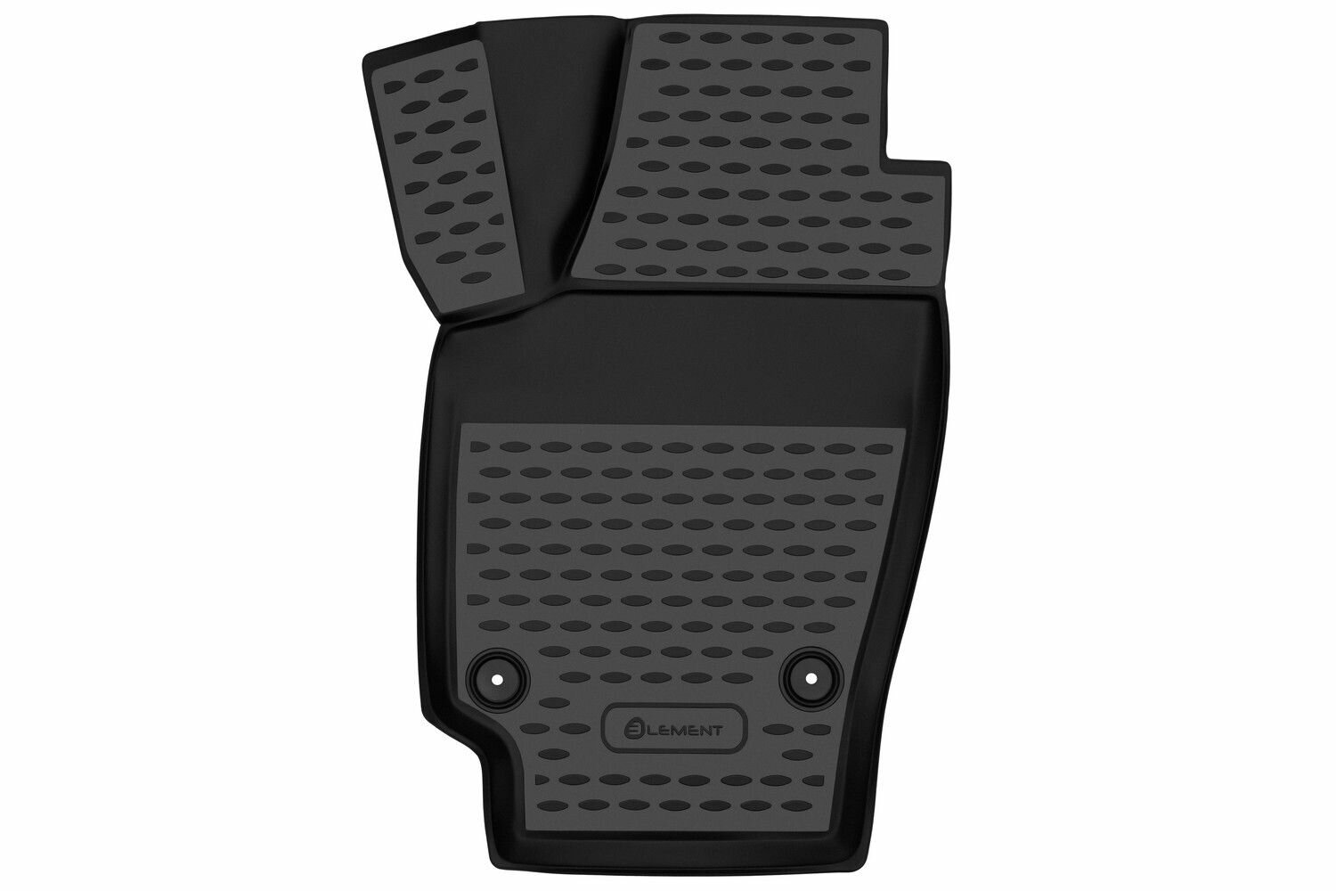 Коврик 3D в салон для VW Polo (V, Vp) 2009-2020, передний левый, 1 шт. седан (полиуретан) Element. ELEMENT3D5130210KFL