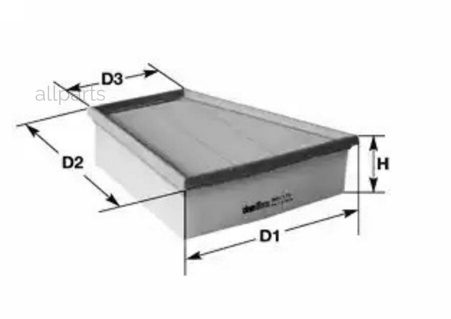 CLEAN FILTERS MA3065 CLEAN фильтр воздушный MA 3065 (=C 2433/2)