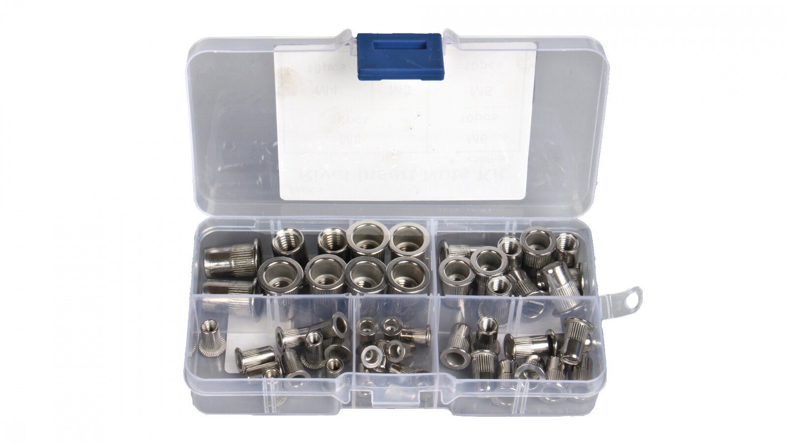 Набор заклепок резьбовых нержавеющая сталь 50 предметов ANROKEY