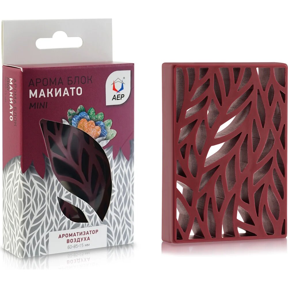 Ароматизатор АЕР Арома Блок MINI Макиато А 4109 сухой ароматизатор с кофейным ароматом для панели