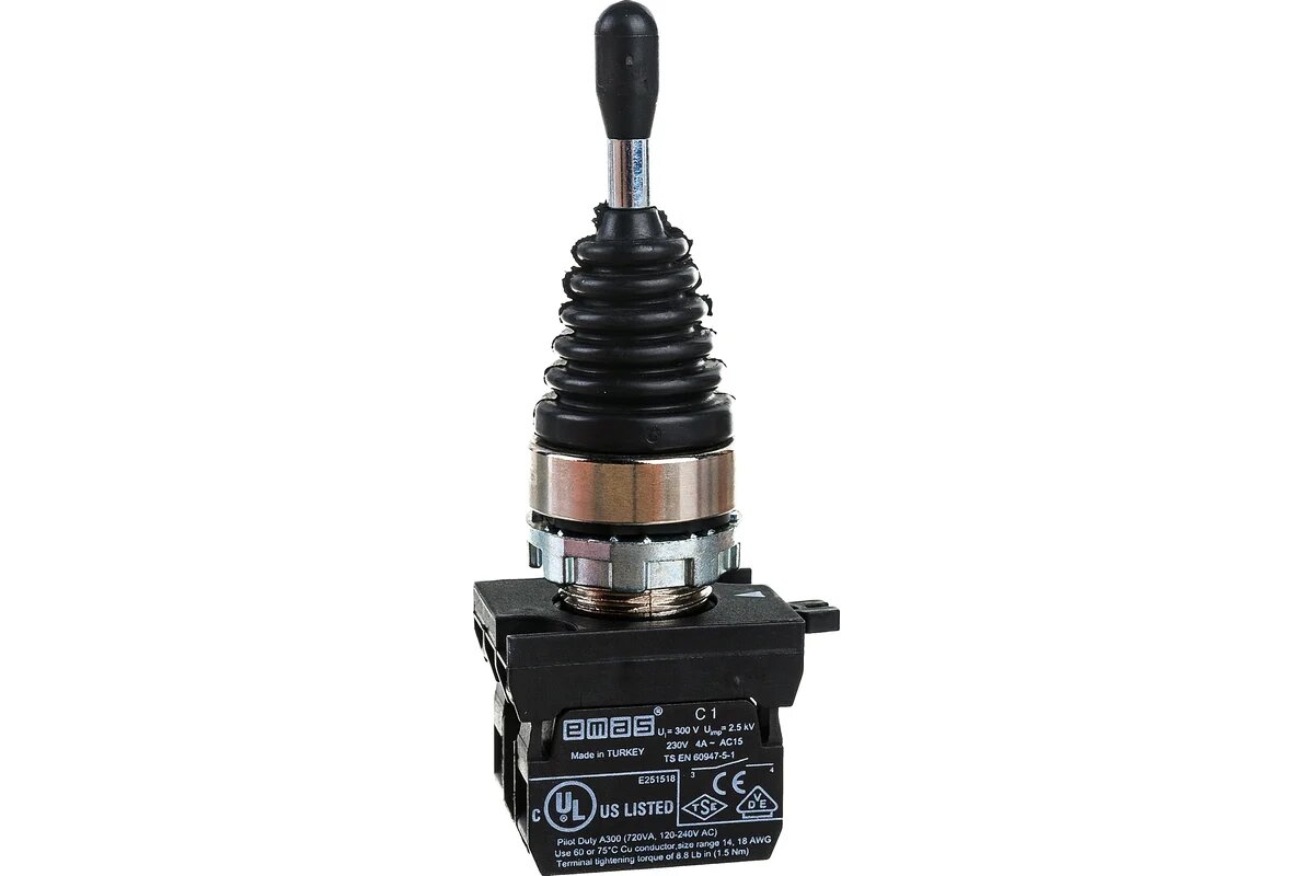 Emas кнопка-джойстик 2-х позиционный без фиксации CM101DJ21 250 В AC 4 А для изделий