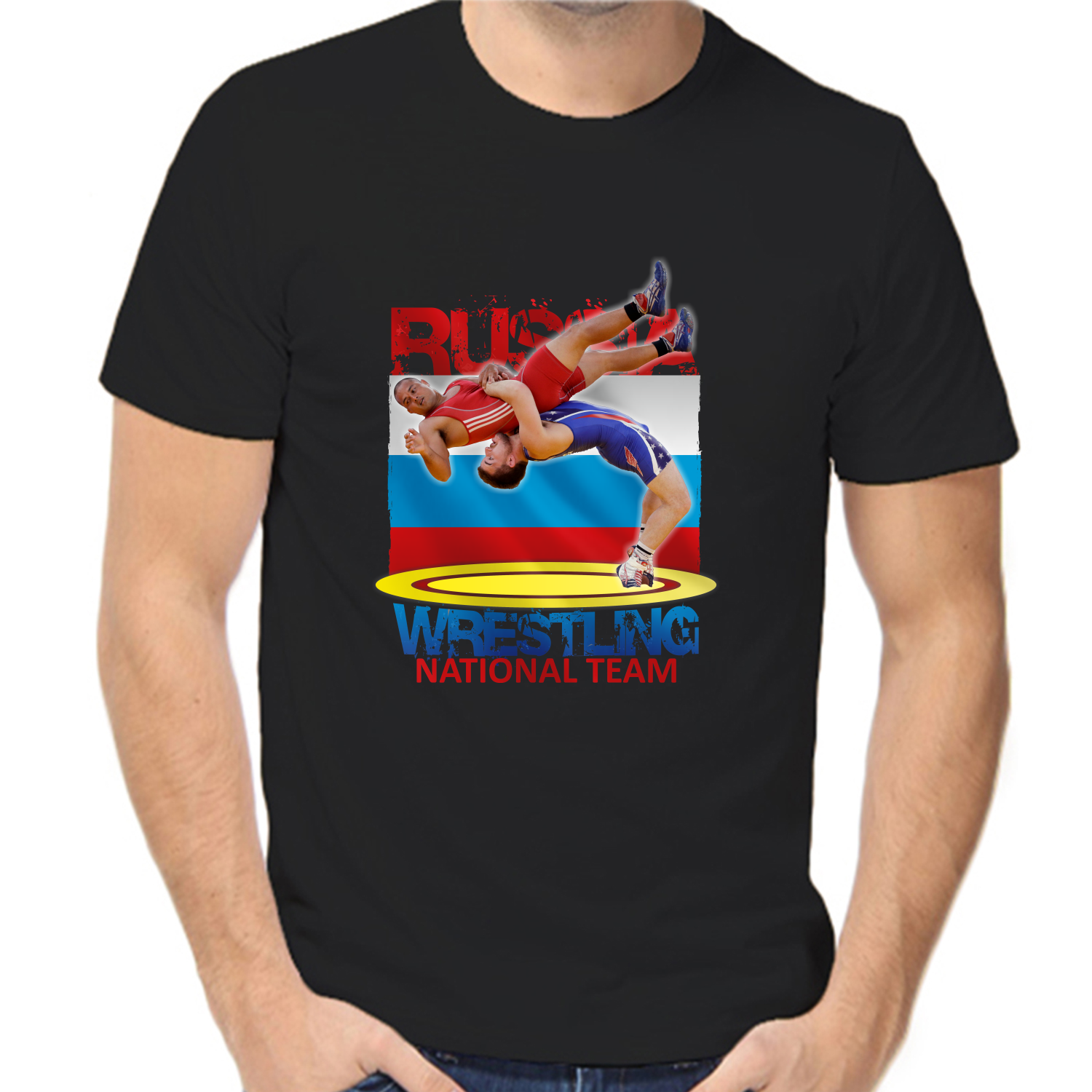 Футболка russia wrestling national team