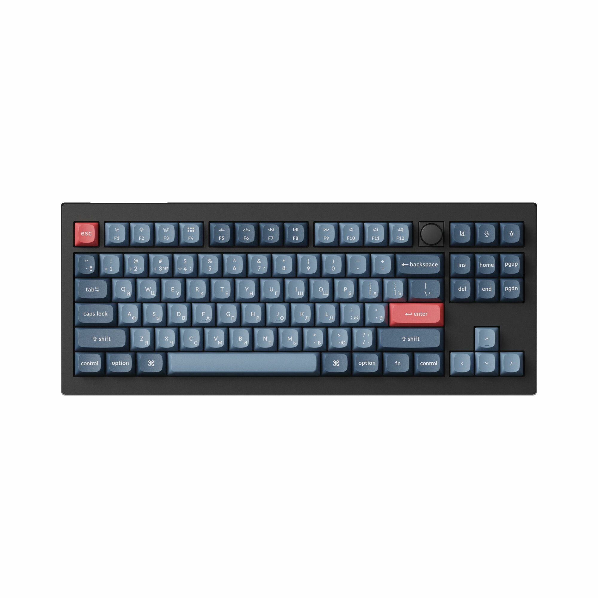 Беспроводная механическая клавиатура Keychron V3 Max (80%) цвет Carbon ...