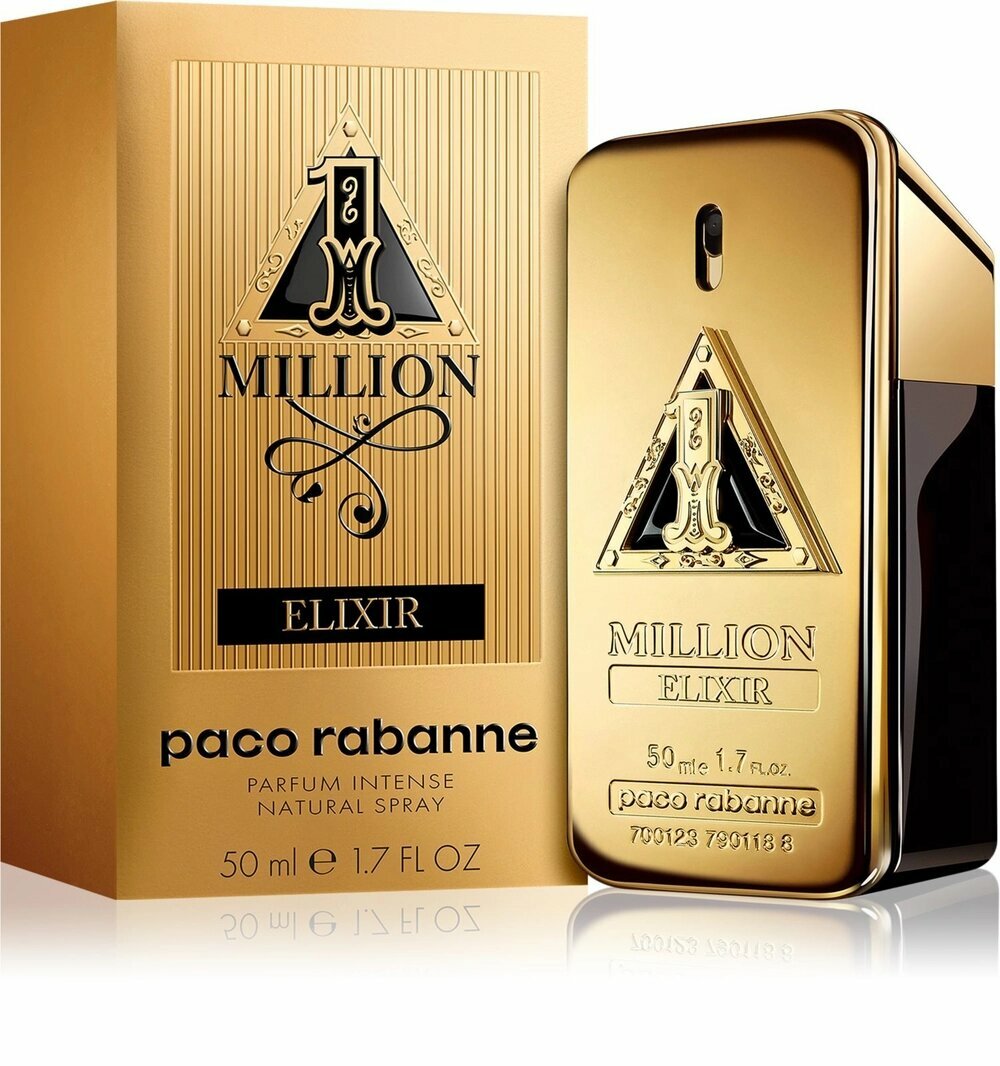 Парфюмерная вода Paco Rabanne "1 Million Elixir", мужская, 50 мл