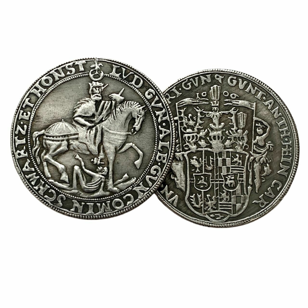 1 талер 1606 года. Германия. Средневековая Европа. Вес 26 гр , диаметр 40 мм. Коллекционная монета.