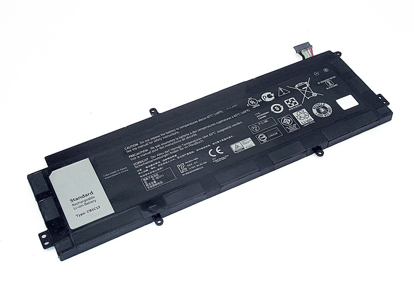 Аккумулятор CB1C13 для ноутбука Dell Chromebook 11 11.4V 50Wh (4380mAh) черный