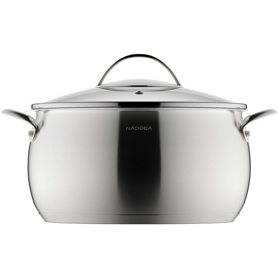Кастрюля Nadoba LINDA 5 л, 24 см, со стеклянной крышкой (796011)