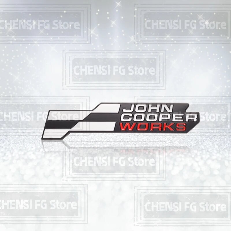 3D металлический сплав, новый значок на переднюю решетку JCW для Mini Cooper S R59 R60 JCW Sticker