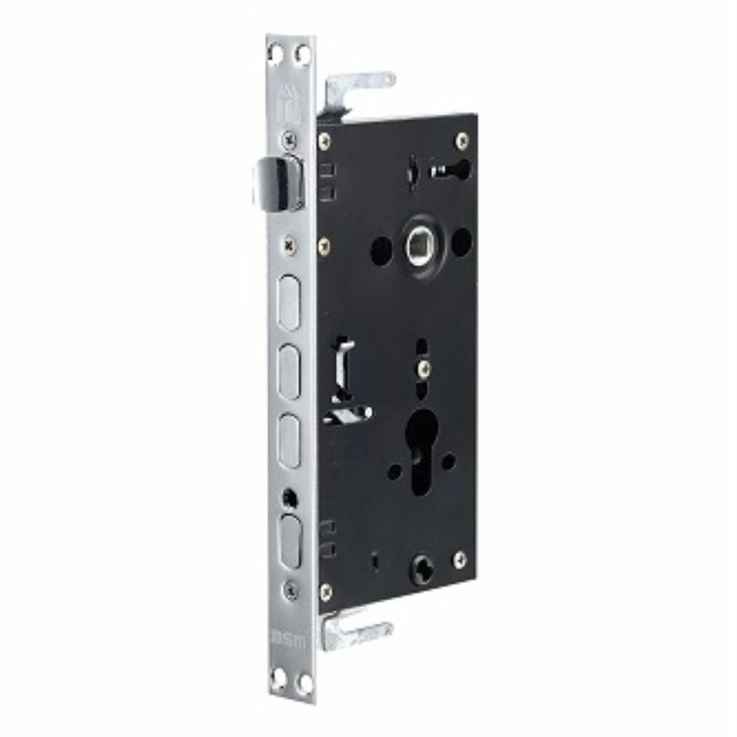 Замок (корпус) врезной для китайских дверей ML68/60A R CP (Хром) автомат правый MSM