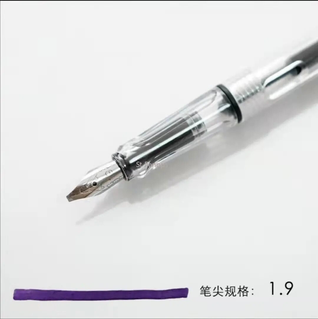 Перьевая ручка St Penpps прозрачная, перо 1.9mm