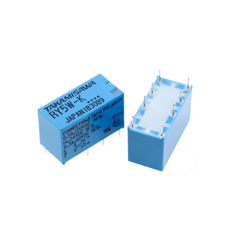 TAKAMISAWA RY5W-K, RY12W-K, RY24W-K сигнальные реле 5Pcs, RY5W-K(5V)