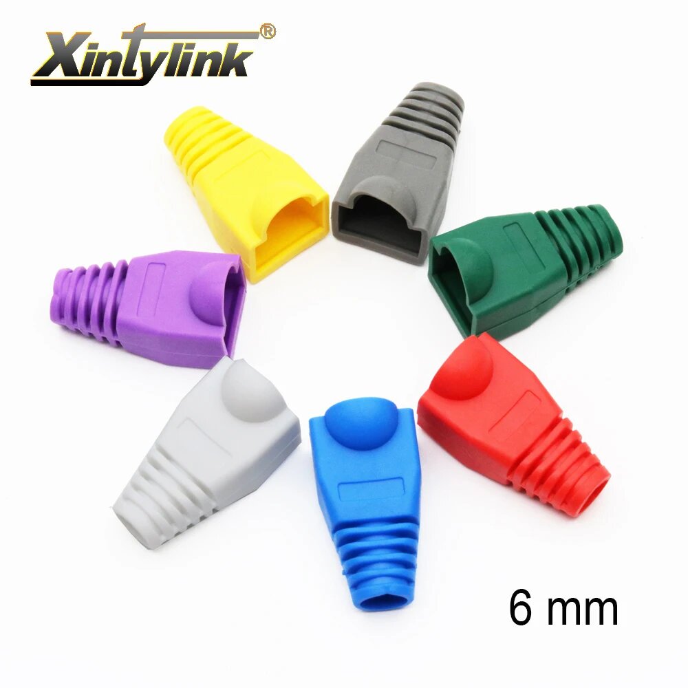 Xintylink колпачки RJ45 для кабеля LAN разноцветные 20pcs