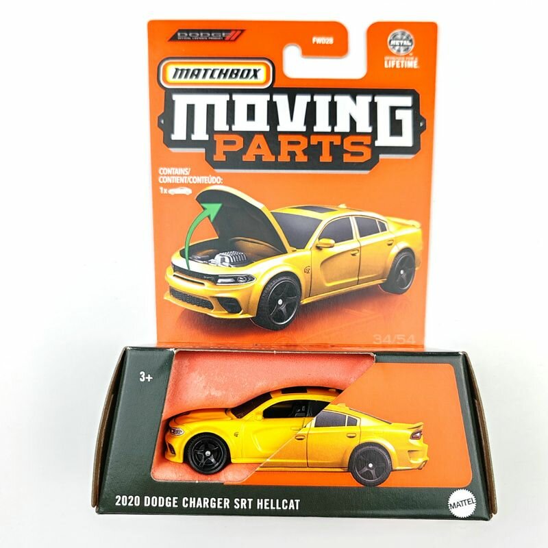 Машинка matchbox FWD28 9C9J 2020 DODGE CHARGER SRT HELLCAT