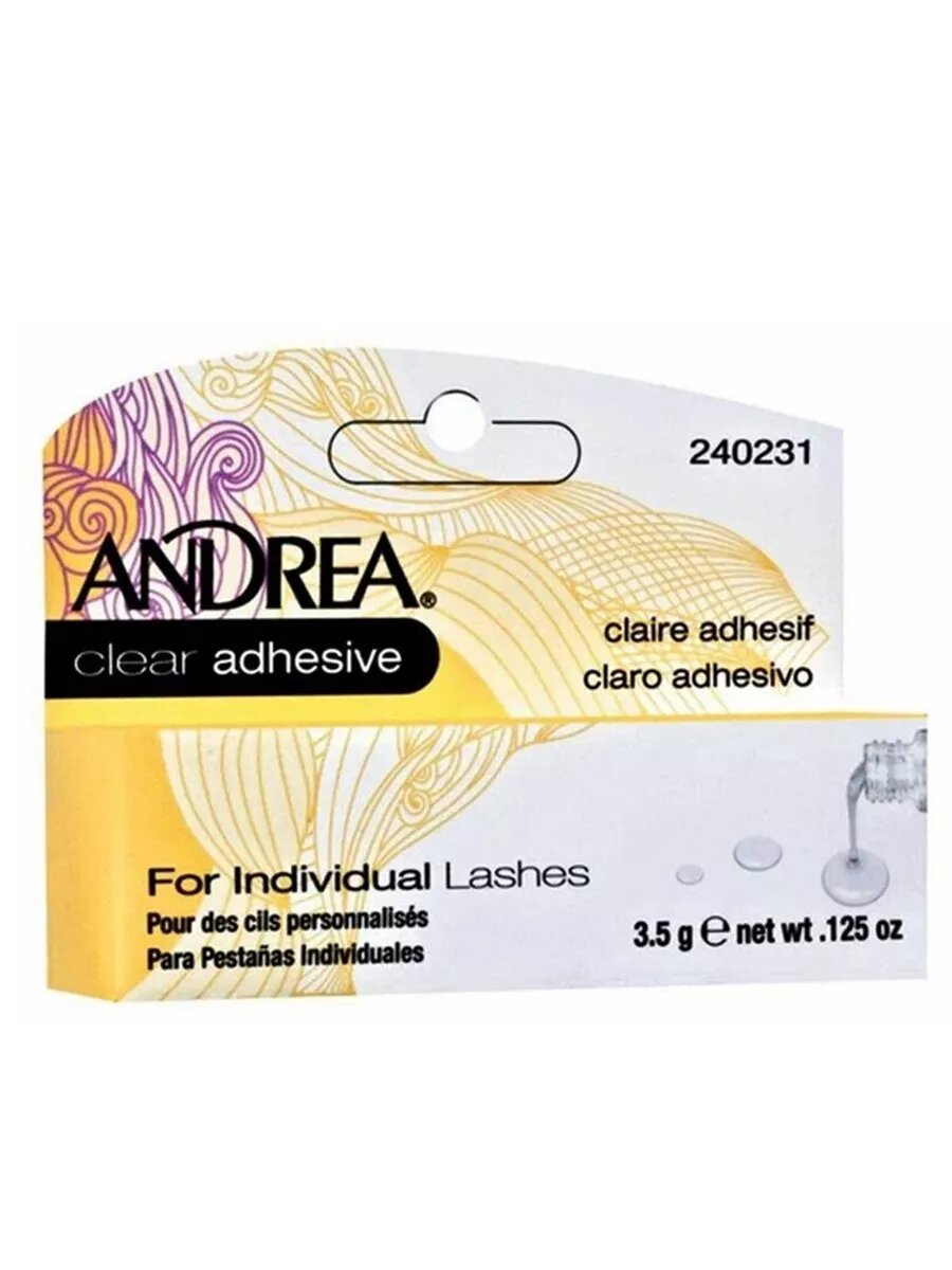 Andrea Mod Perma Lash Adhesive Clear Клей для пучков прозрачный, 3.5 г