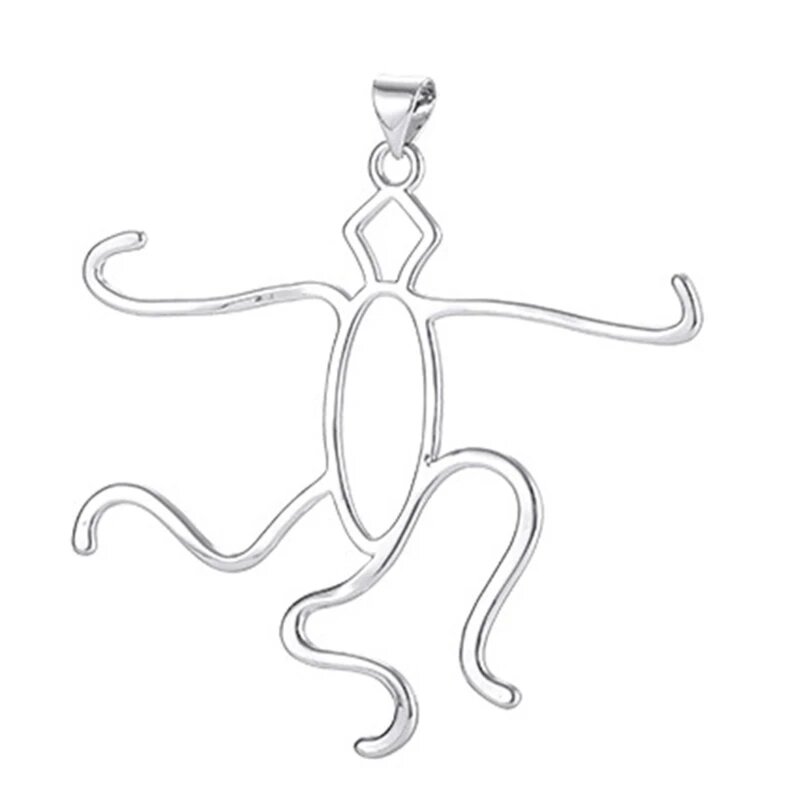 Подвеска серебряная "Stick Figure"