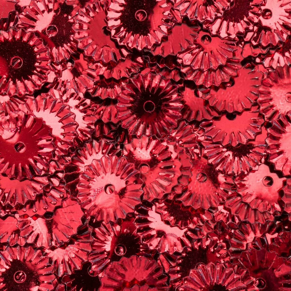 Пайетки рельефные 10мм, Astra&Craft 10г (3 красный)