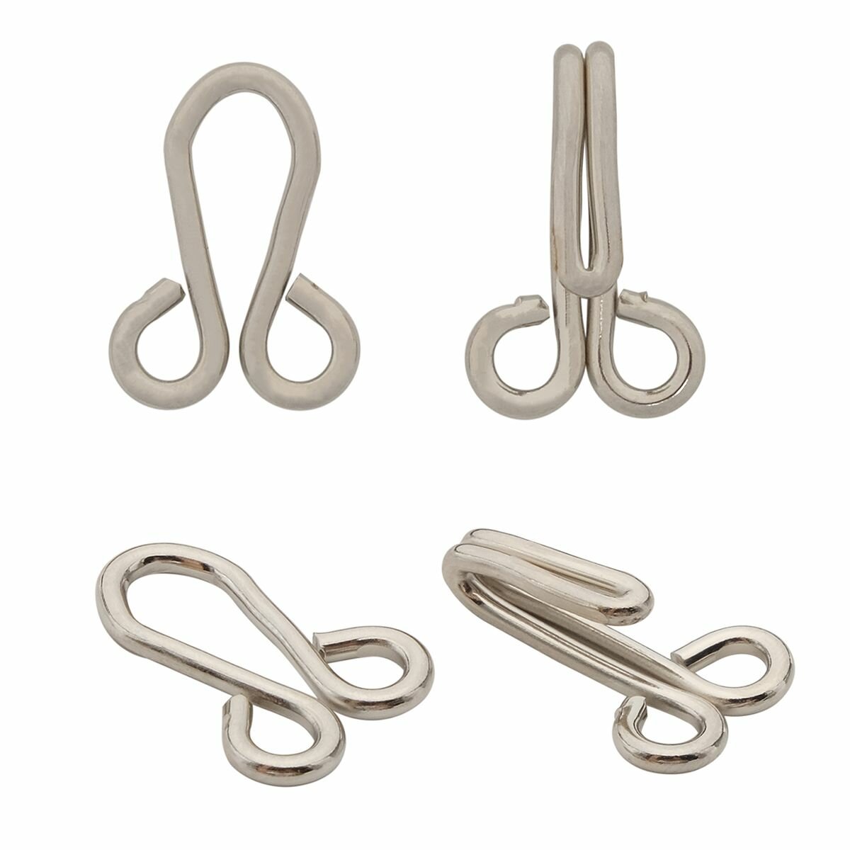 0300-4107 Крючки пришивные №10 (33*12мм) металл (никель)