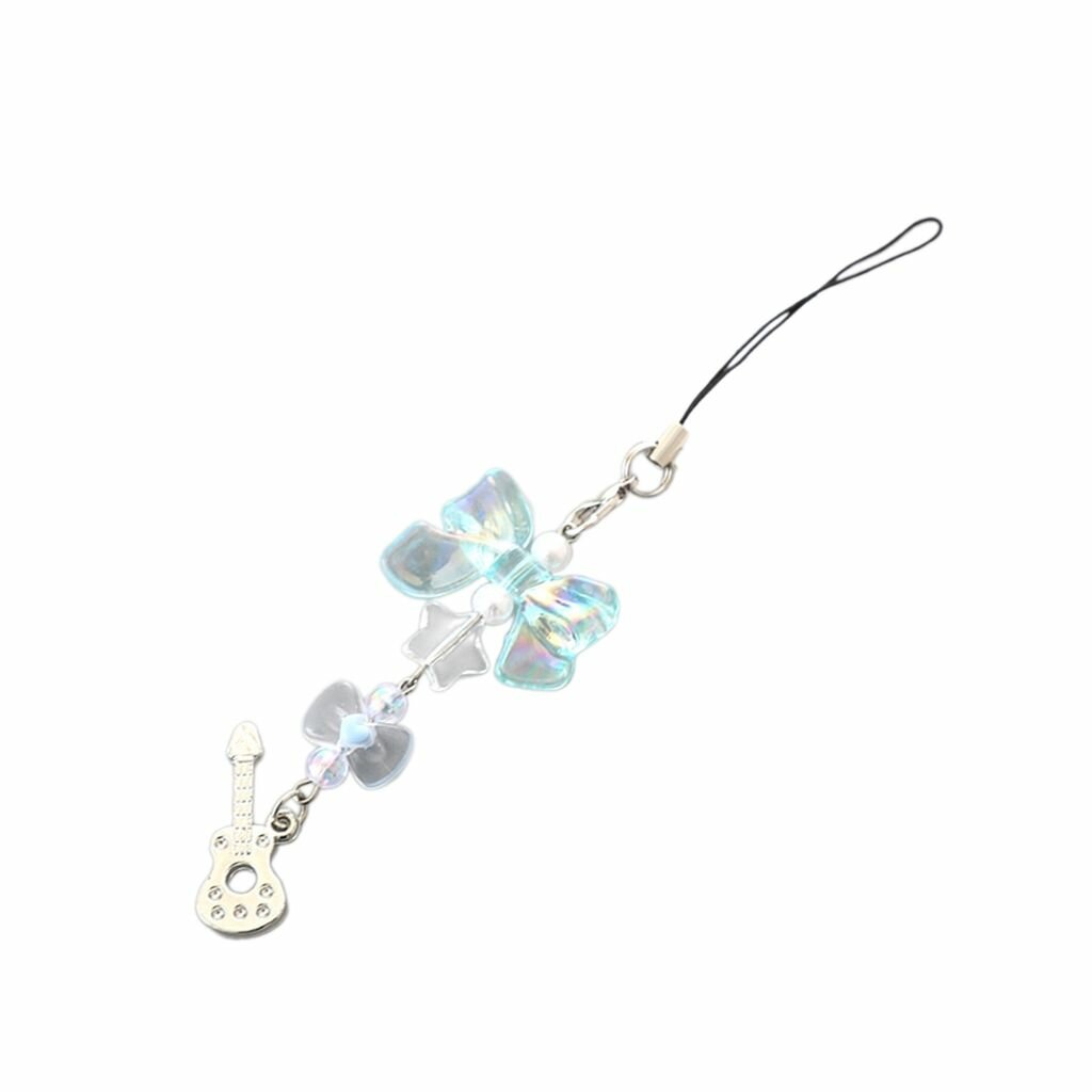 Брелок, Подвеска на цепочке для мобильного телефона с кнопками-красная, синяя, оранжевая и желтая