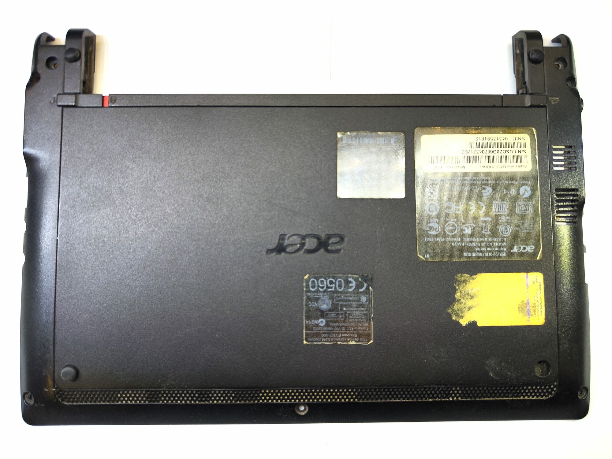 Нижняя часть корпуса ( поддон, корыто) для ноутбука Acer Aspire One d255