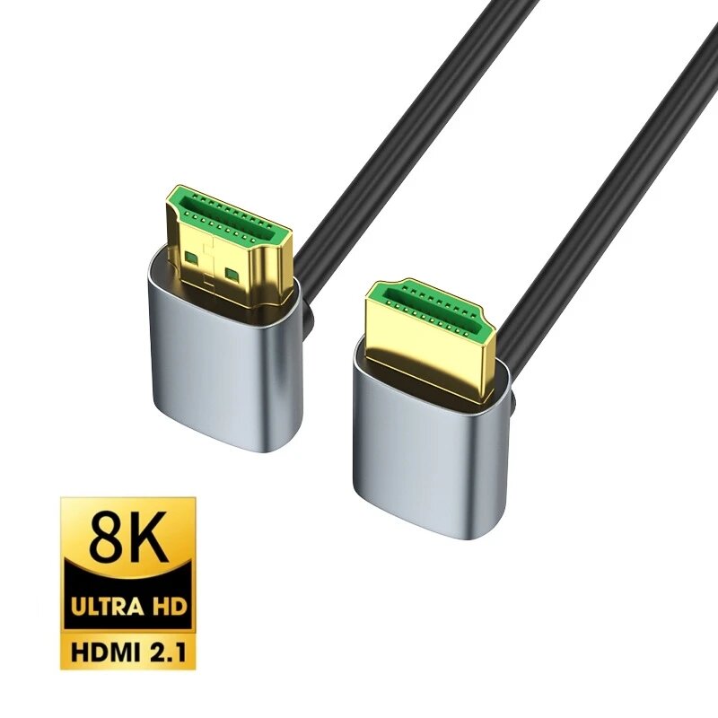 GRWIBEOU HDMI кабель 2.1 для компьютера серый, 0.5m